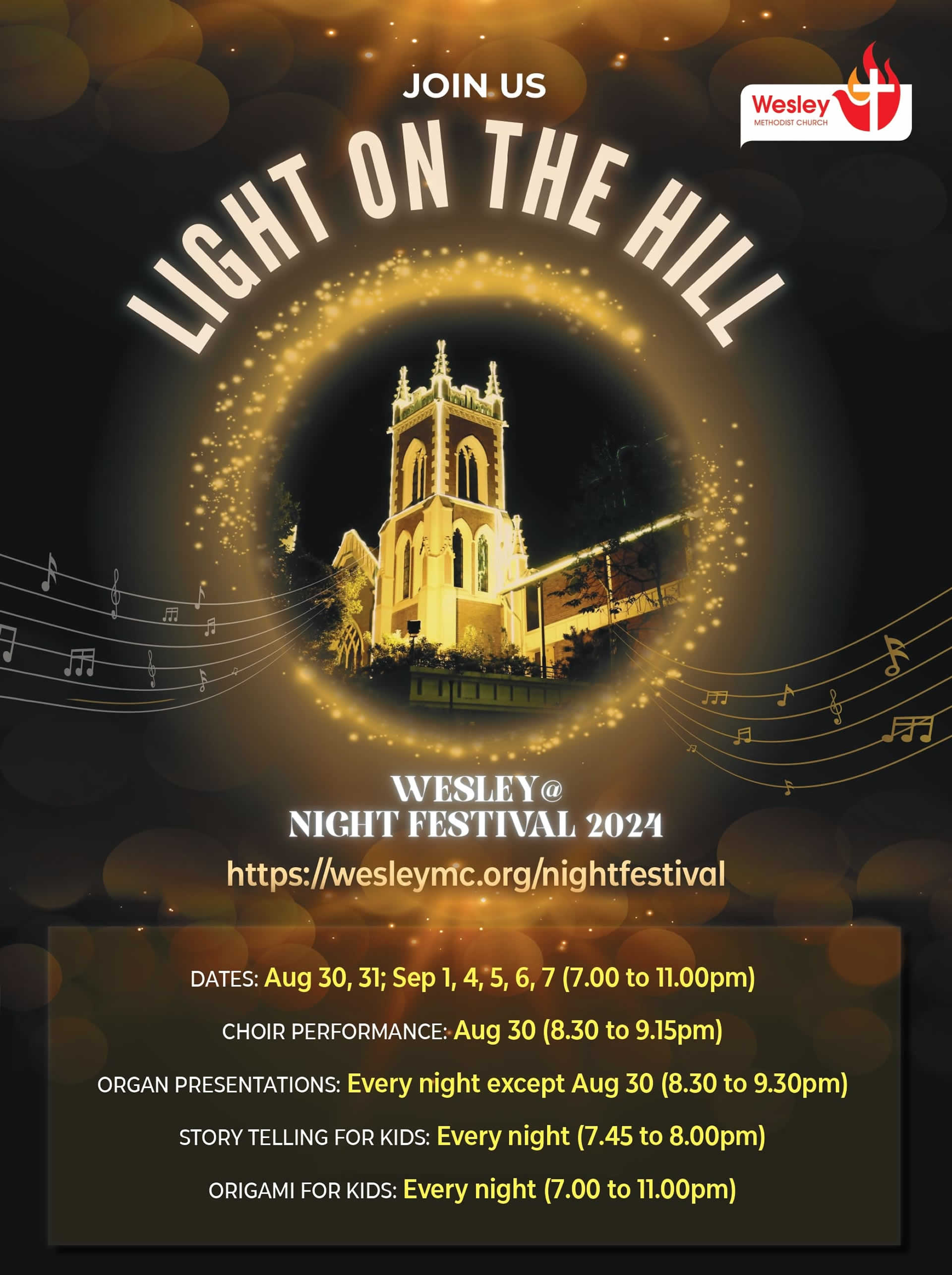 Wesley Methodist Church - Wesley Night Festival 2024